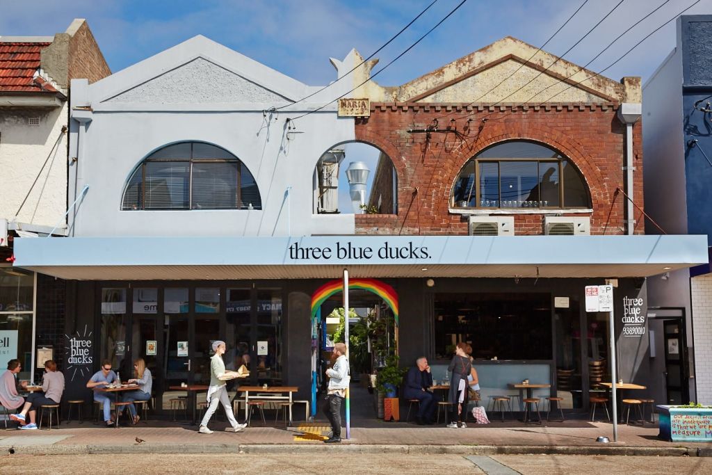 쓰리 블루 덕스 브론테 점