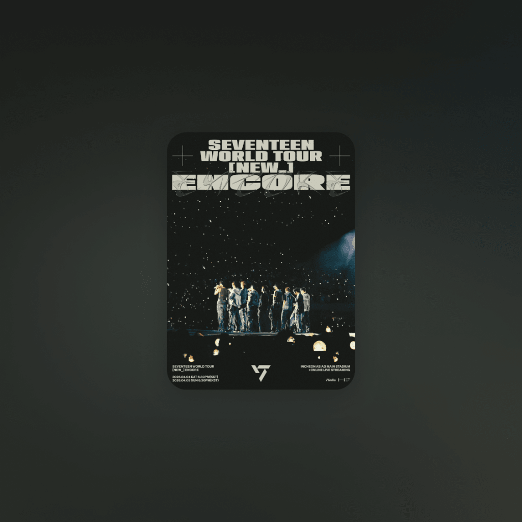 SEVENTEEN WORLD TOUR [NEW_] ENCORE in Incheon: Concert & Ticket Guide ...